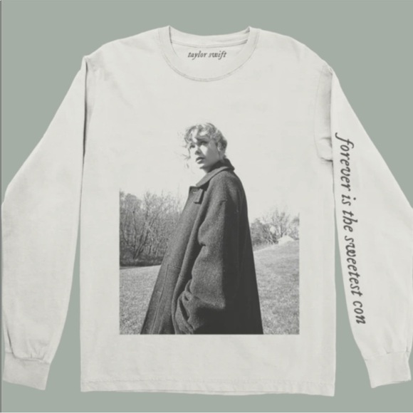 Taylor Swift | Tops | Taylor Swift Evermore Official Long Sleeve ...
